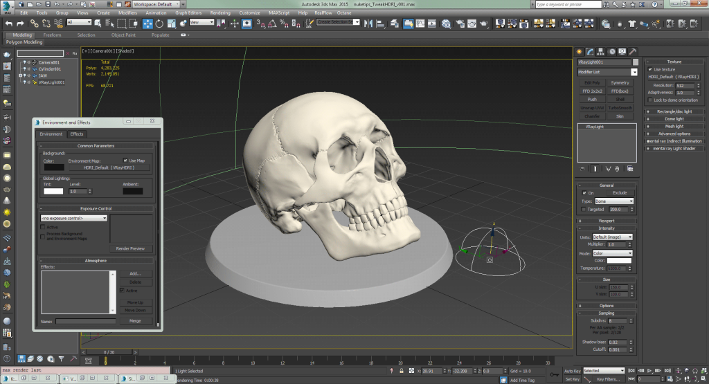 Nuke Tips - Tweak HDRI Map - taukeke