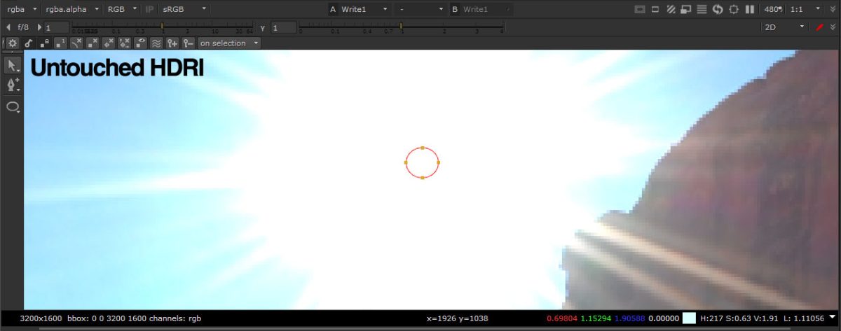 Nuke Tips - Tweak HDRI Map - taukeke