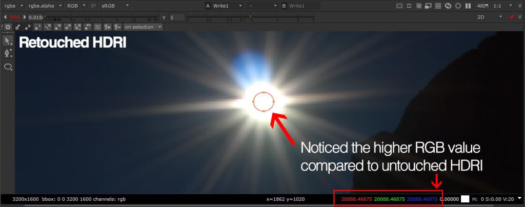 Nuke Tips - Tweak HDRI Map - taukeke