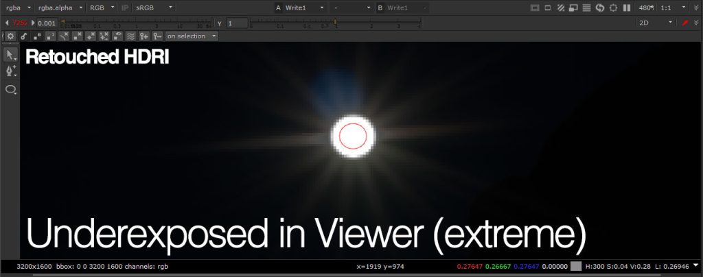 Nuke Tips - Tweak HDRI Map - taukeke
