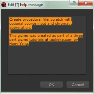Nuke Tips – Procedural Film Scratch (Creating Gizmo) Part 3 - taukeke
