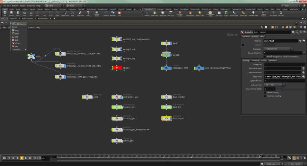 Learning Houdini for Project DQ - taukeke