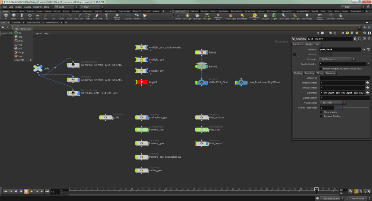 Learning Houdini for Project DQ - taukeke