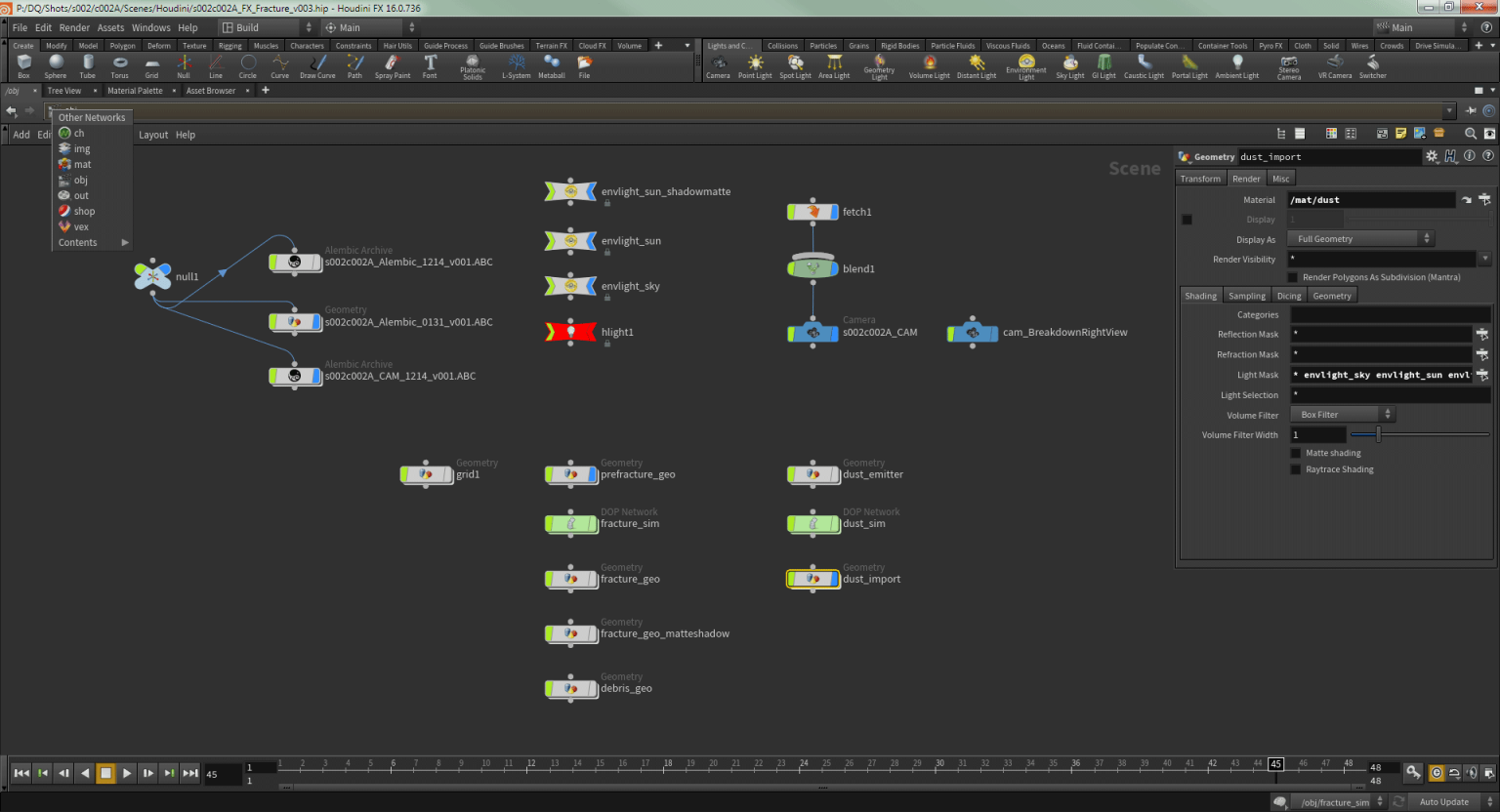Learning Houdini for Project DQ - taukeke